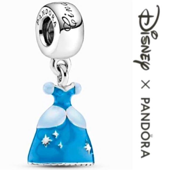 Cinderella | Jewelry | Pandora X Disney Cinderellas Azure Blue Dress ...